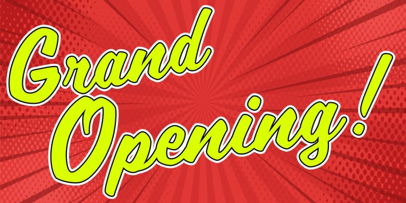 Grand Opening Banner - Outdoor Business Opening Sign - CenTex Printing