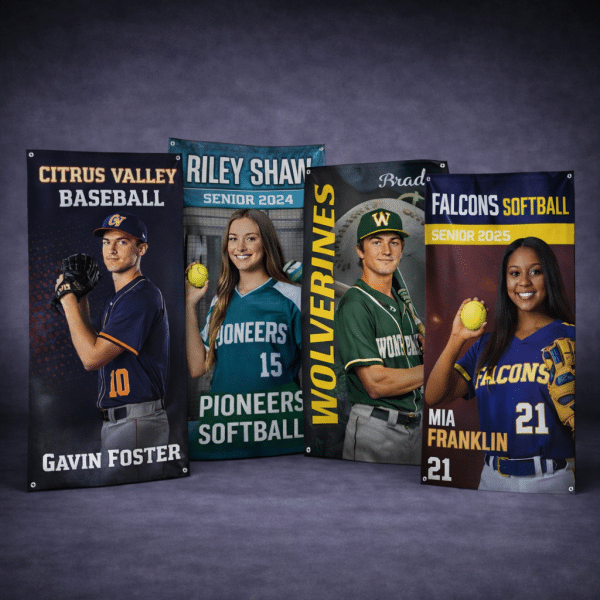 Baseball & Softball Player Banners | Varsity Banners | - CenTex Printing