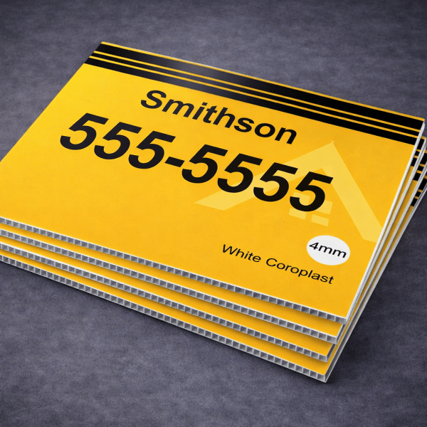 Coroplast Signs | Custom Yard, Real Estate, and Event Signs - CenTex ...