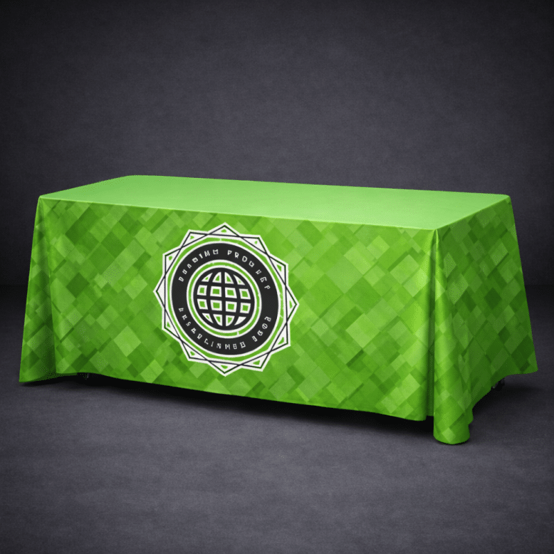 Custom Table Cloths | 4ft, 6ft & 8ft Printed Table Covers - CenTex Printing