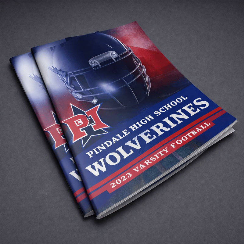 Football and Sports Program Printing | Game-Day Booster Programs ...