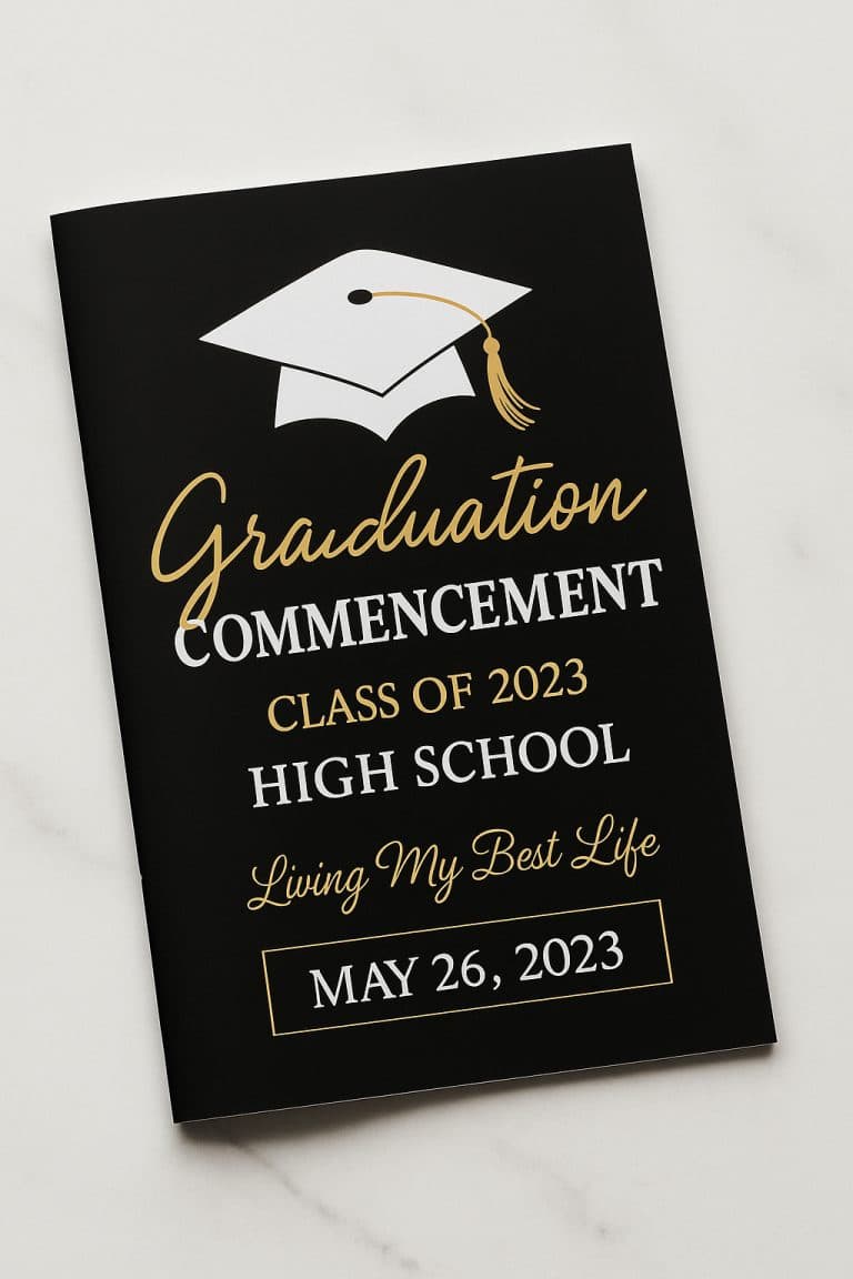 Graduation Programs | Custom Printed Ceremony Booklets - CenTex Printing
