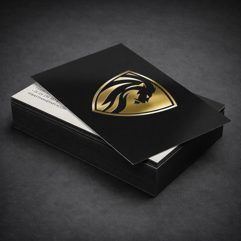 Raised Foil Business Cards | Gold & Silver Accents | CenTex Printing ...