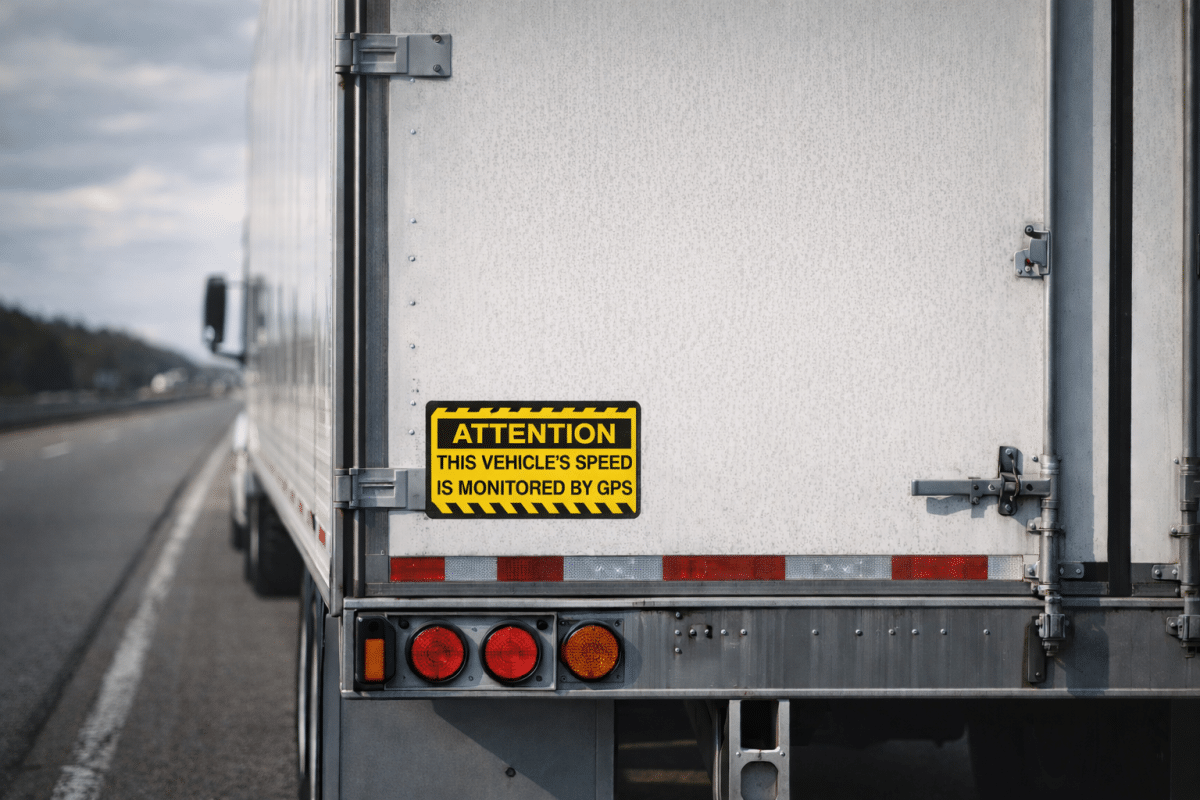 GPS Vehicle Safety Decals | Commercial Fleet Warning Stickers - CenTex ...